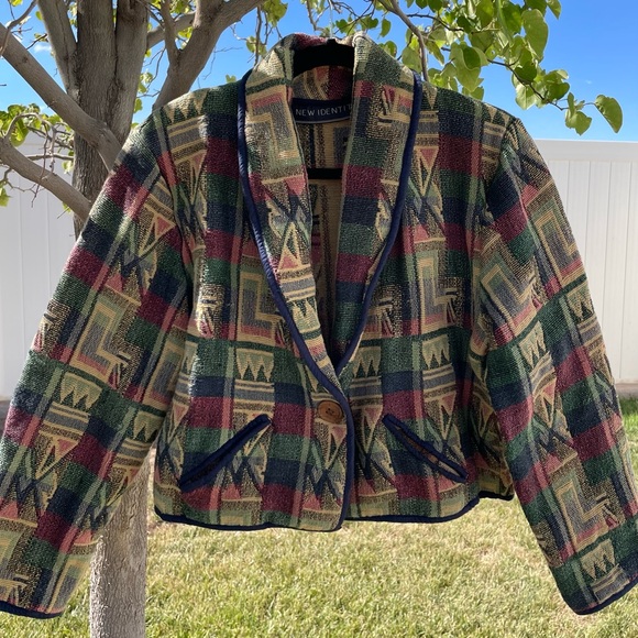 New Identity | Jackets & Coats | New Identity Vintage Western Tapestry ...